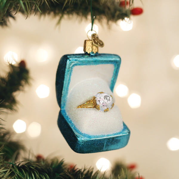 Something Blue Ring Box Ornament – SipHipHooray