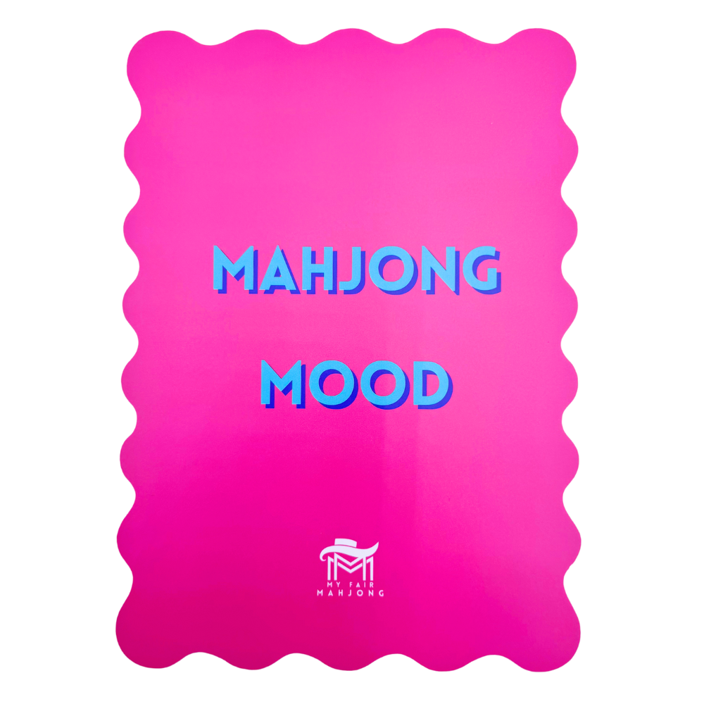 Mahjong Shuffler Card | Sized to Store with Mahjong League Cards: Pink ...