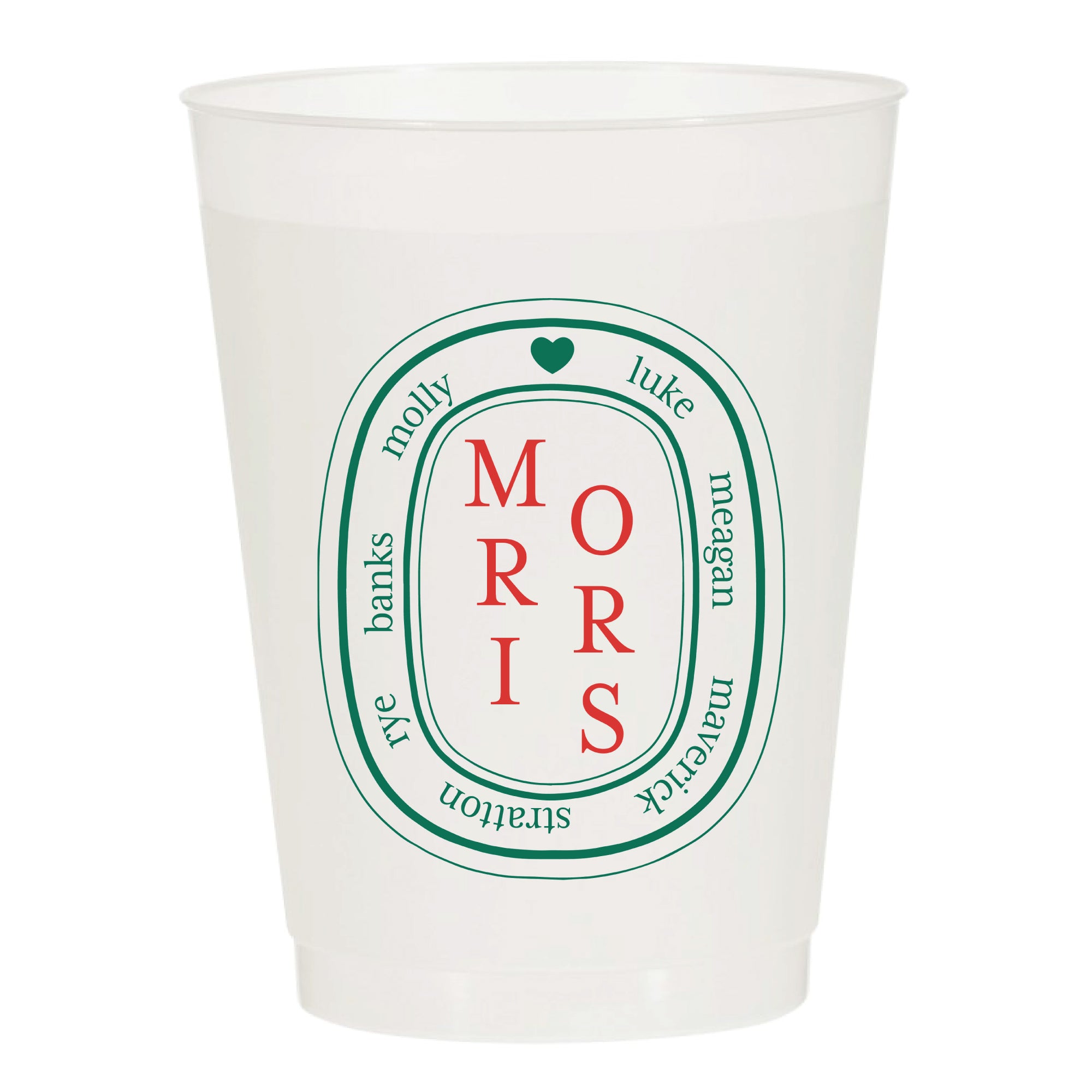 At Home Collection | Custom Christmas Frosted Cups – SipHipHooray