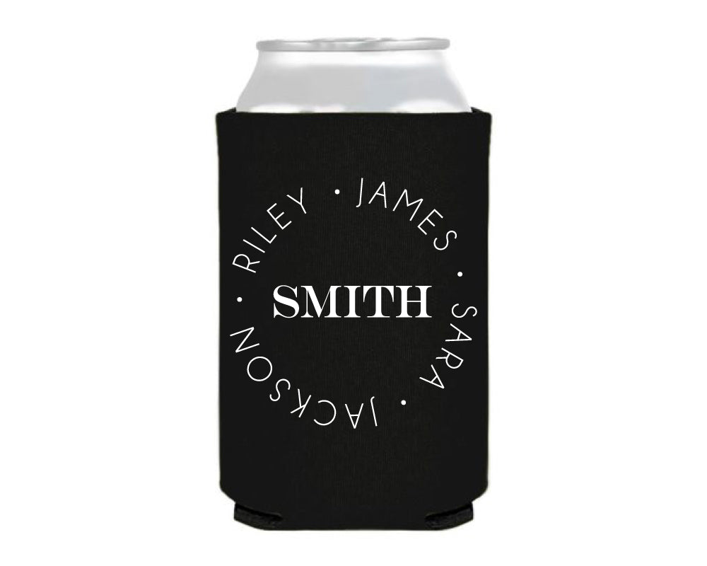 At Home Collection | Custom Family Name Can Coolers, #5 – SipHipHooray