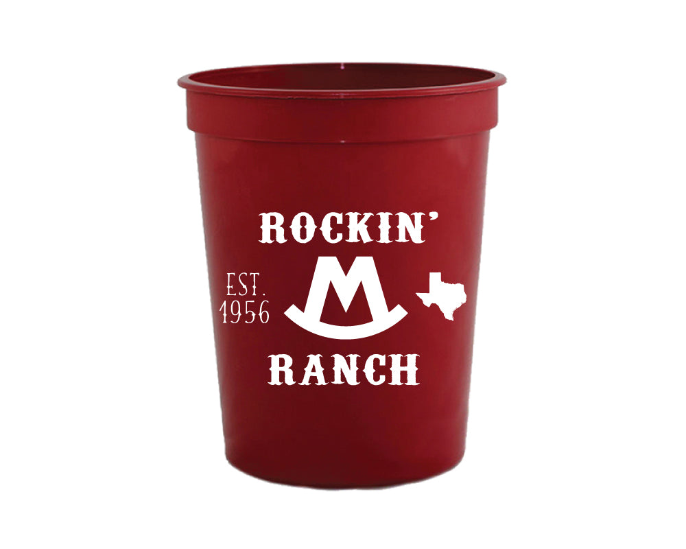 At Home Collection | Custom Ranch Brand Stadium Cups, #27 – SipHipHooray