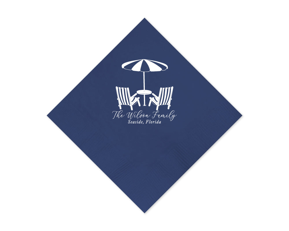 At Home Collection | Custom Rental Beach House Napkins, #29 – SipHipHooray