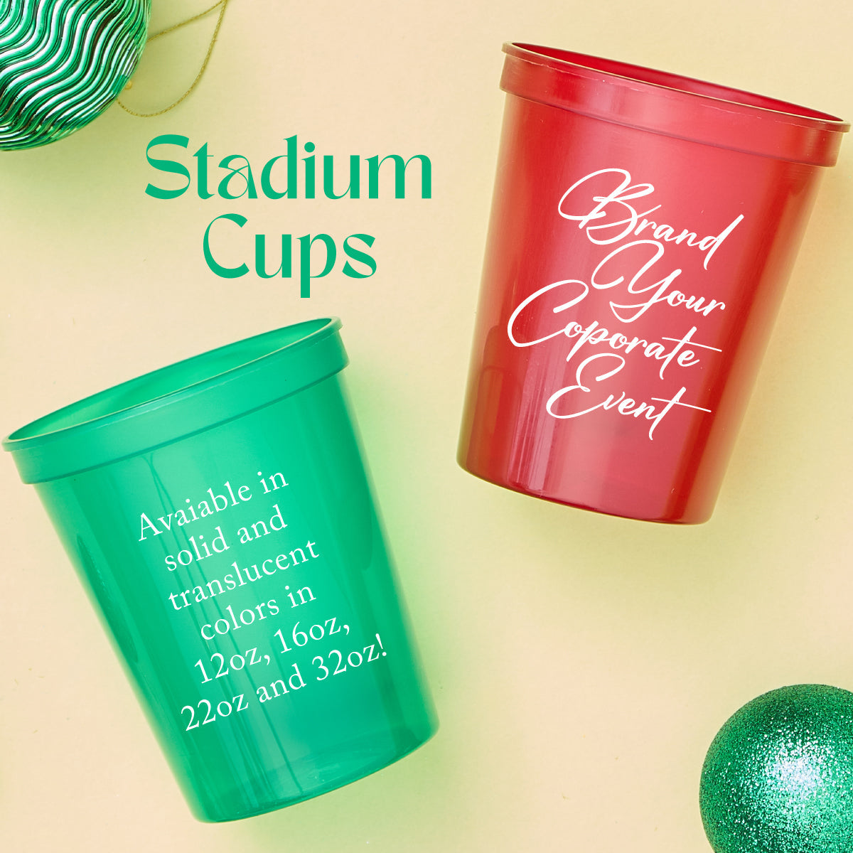 Christmas Stadium Cup – SipHipHooray