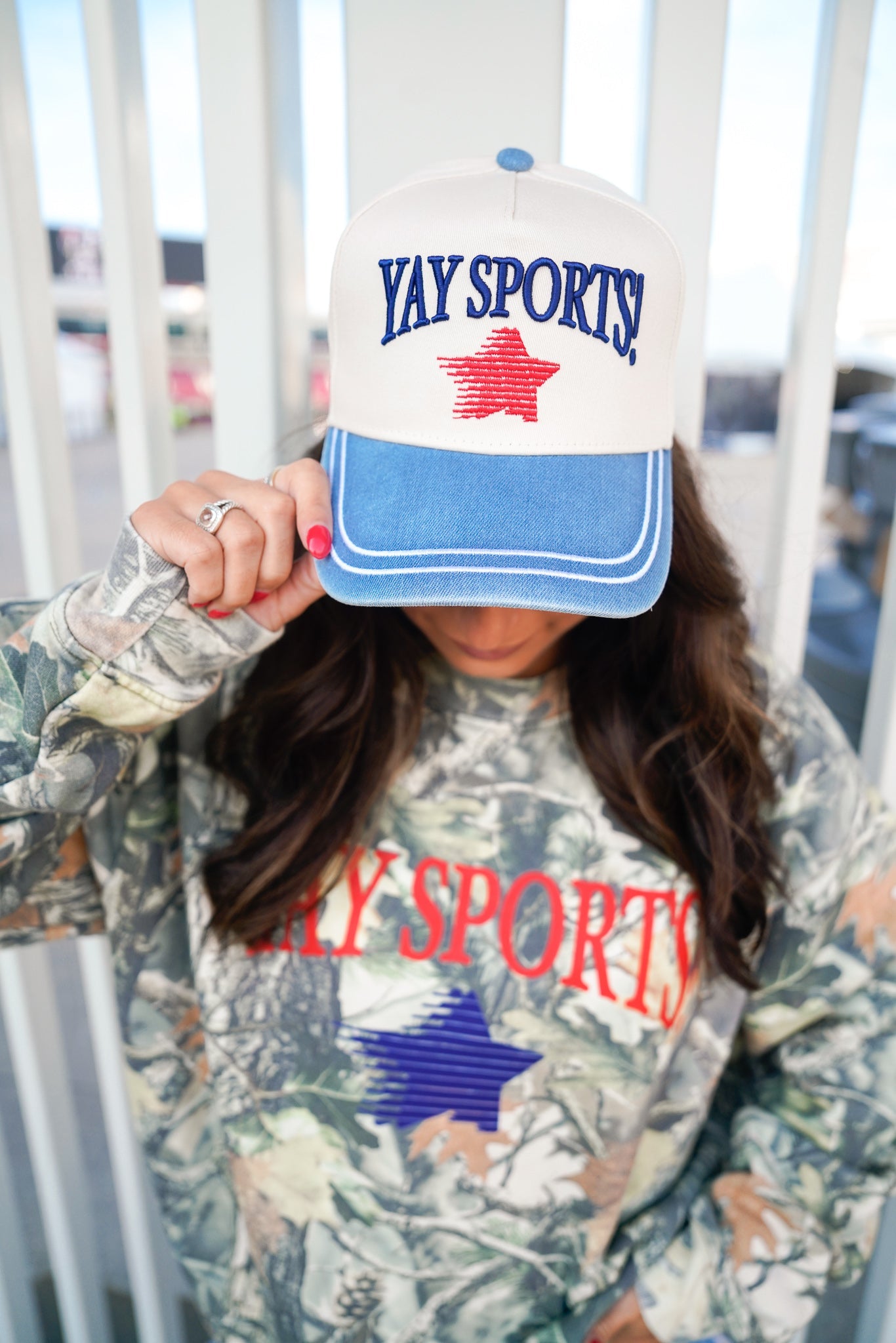 Yay Sports! - Denim Vintage Trucker Hat – SipHipHooray