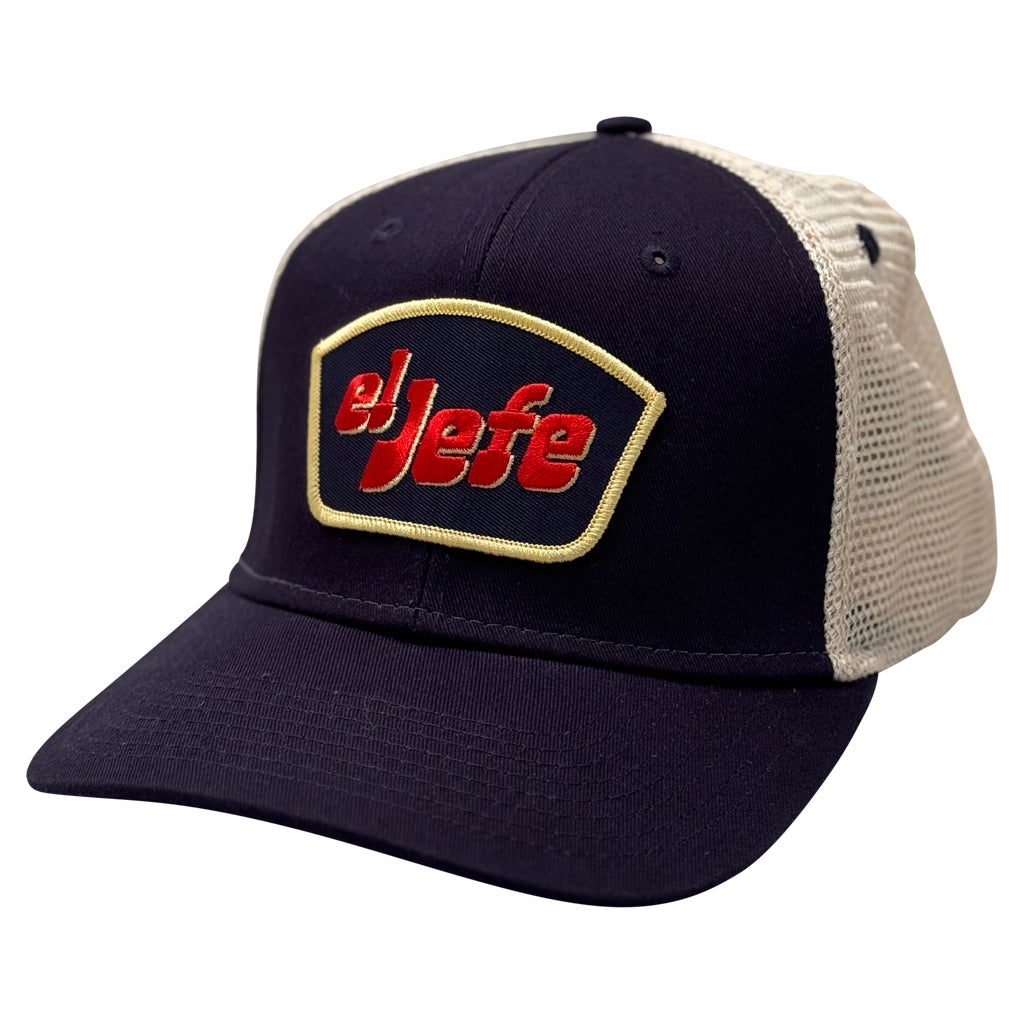 El Jefe Trucker Hat - Navy – SipHipHooray