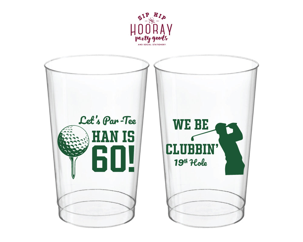 We Be Clubbin' Custom Golf Hard Plastic Cups – SipHipHooray