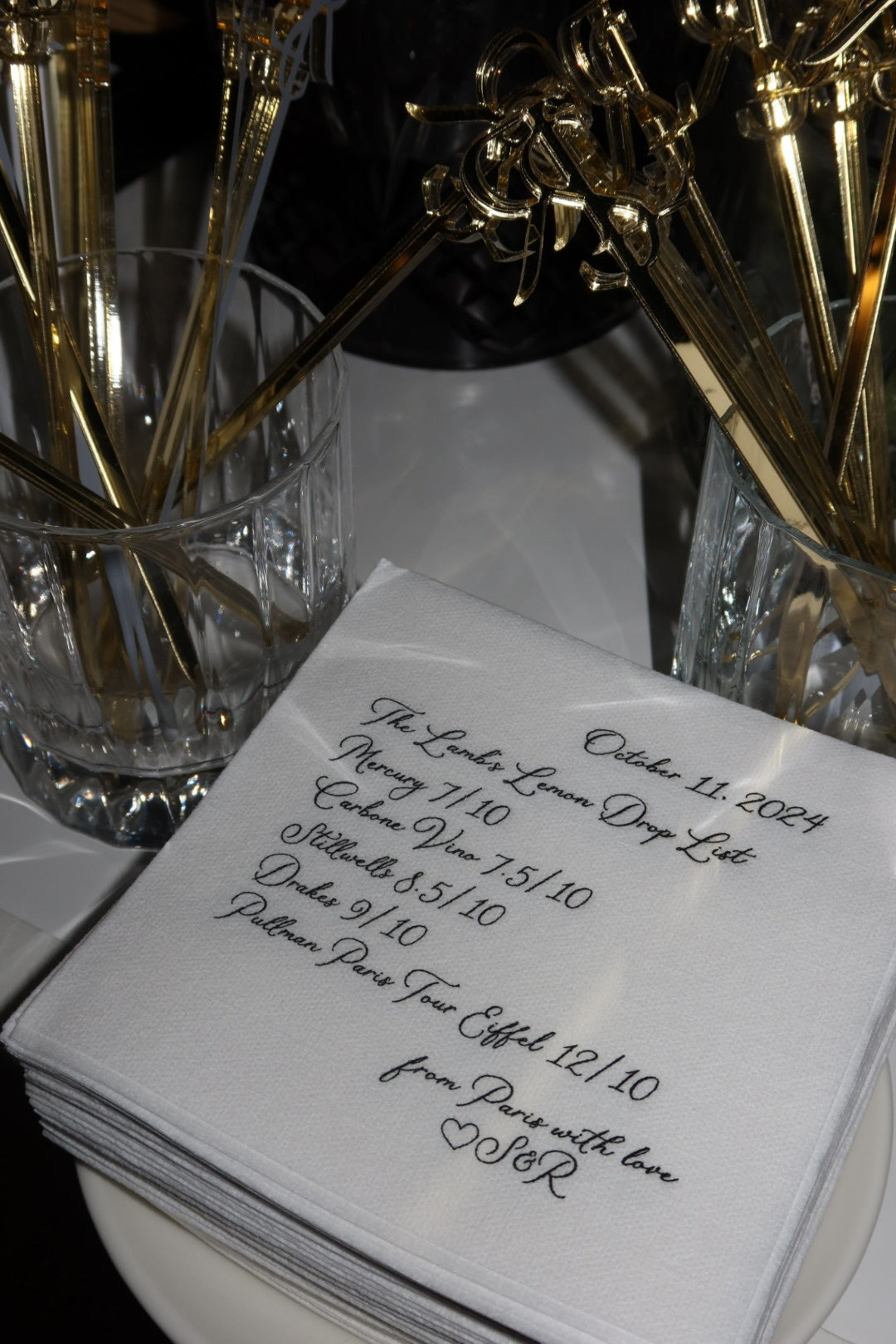 Personalized Wedding Cocktail Napkins – SipHipHooray