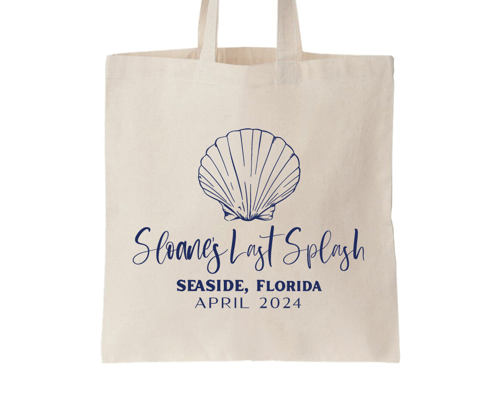 Last Splash Seashelle Bachelorette Party Tote Bags – SipHipHooray