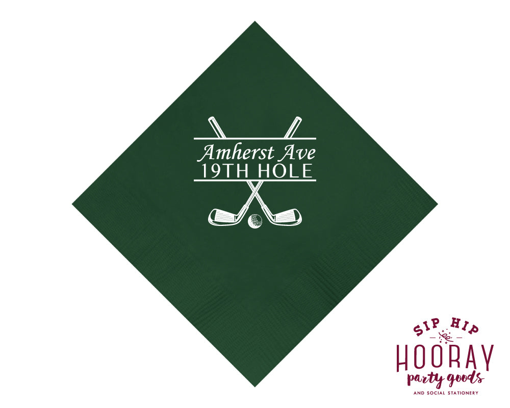 19th Hole Golf Napkins – SipHipHooray