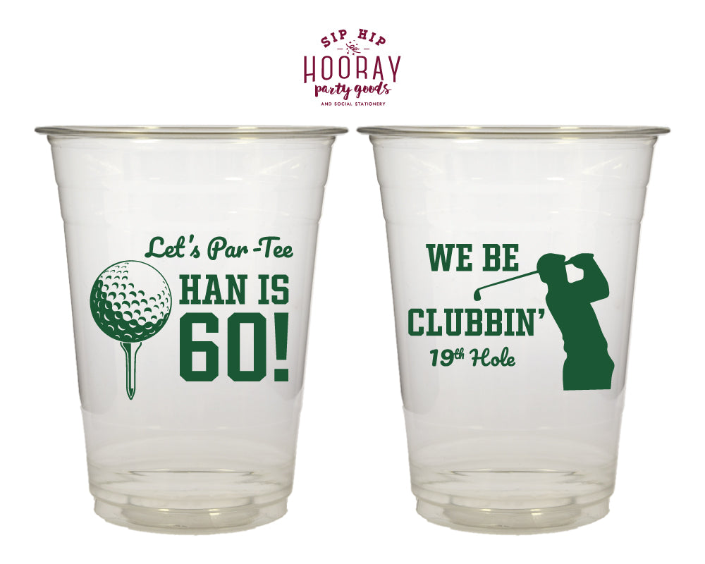 We Be Clubbin' Custom Golf Soft Plastic Cups – SipHipHooray