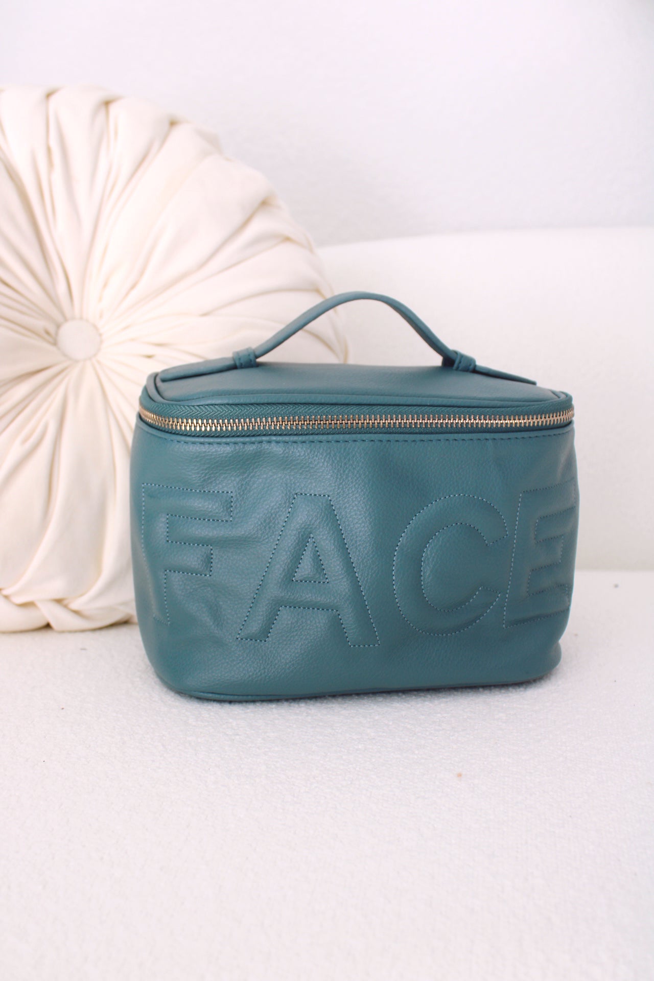 Face - Emerald Leather Open Top – SipHipHooray