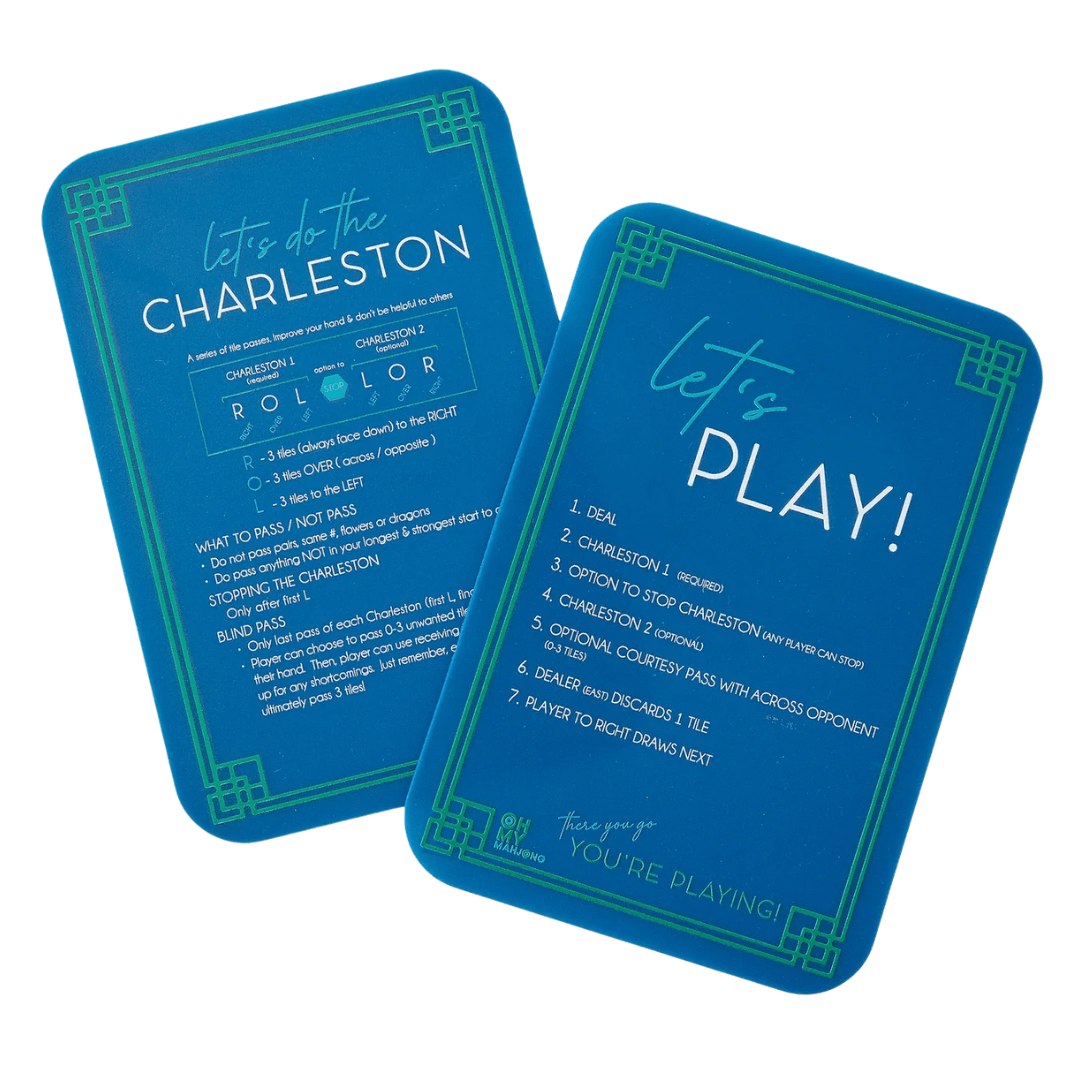 Blue Tile Shufflers - Oh My Mahjong | Ships In 1 Business Day ...