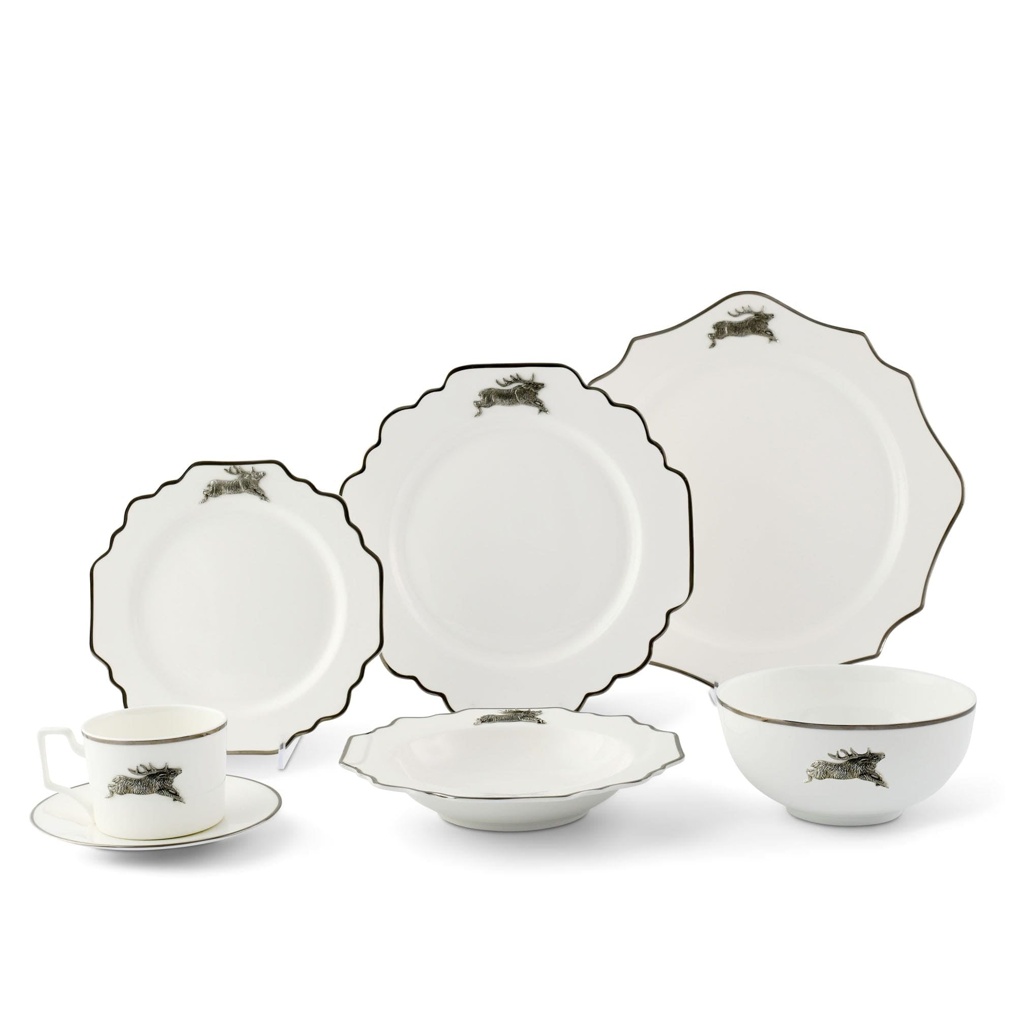 Bone China Running Elk Dinnerware – SipHipHooray