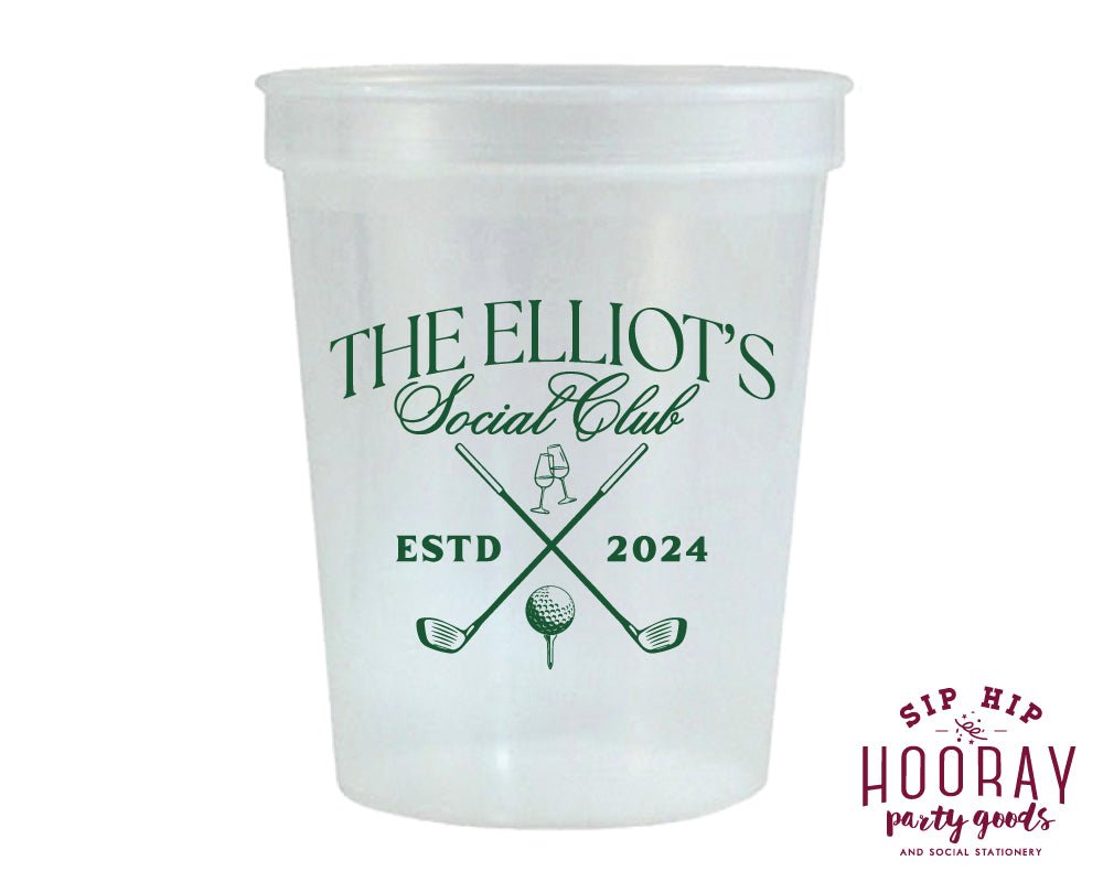 Custom Golf Social Club Stadium Cups – SipHipHooray