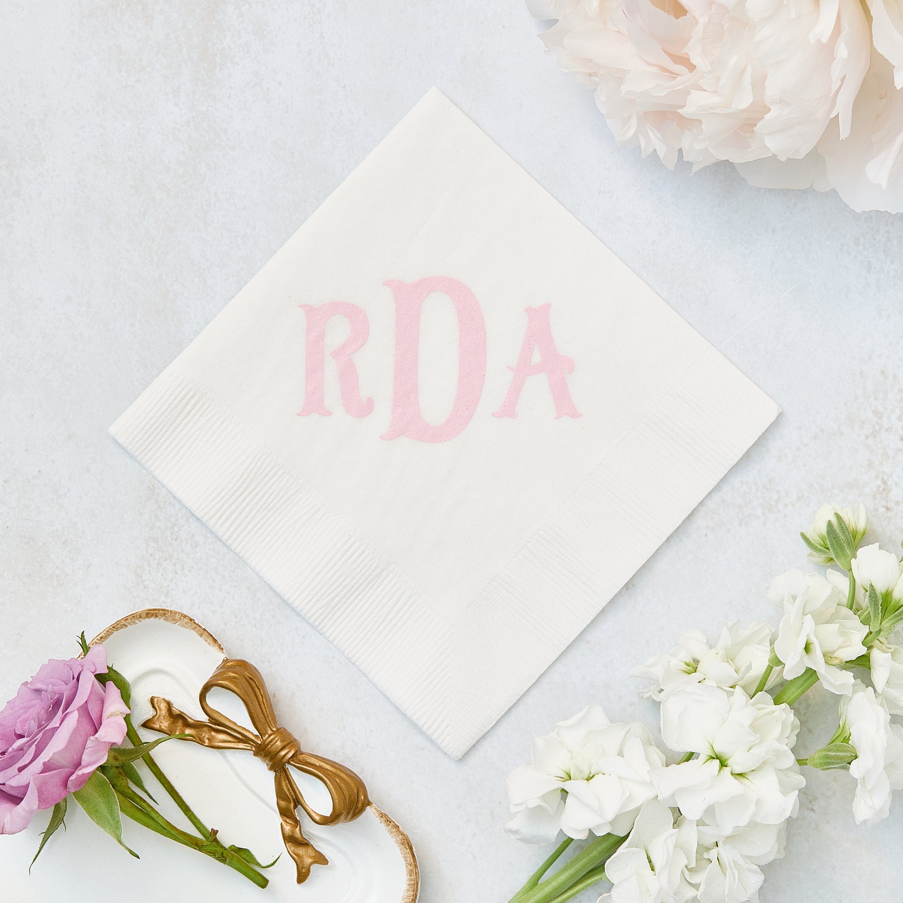 Monogrammed Custom Napkins – SipHipHooray