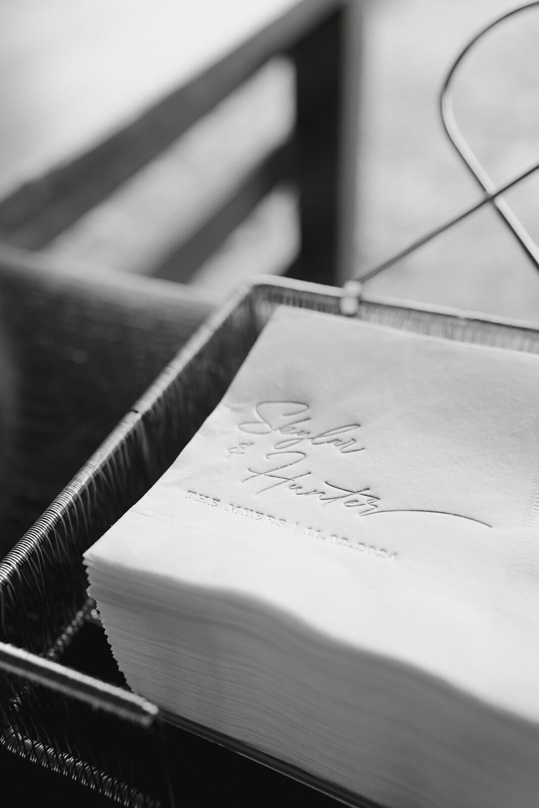 Personalized Wedding Napkins – SipHipHooray