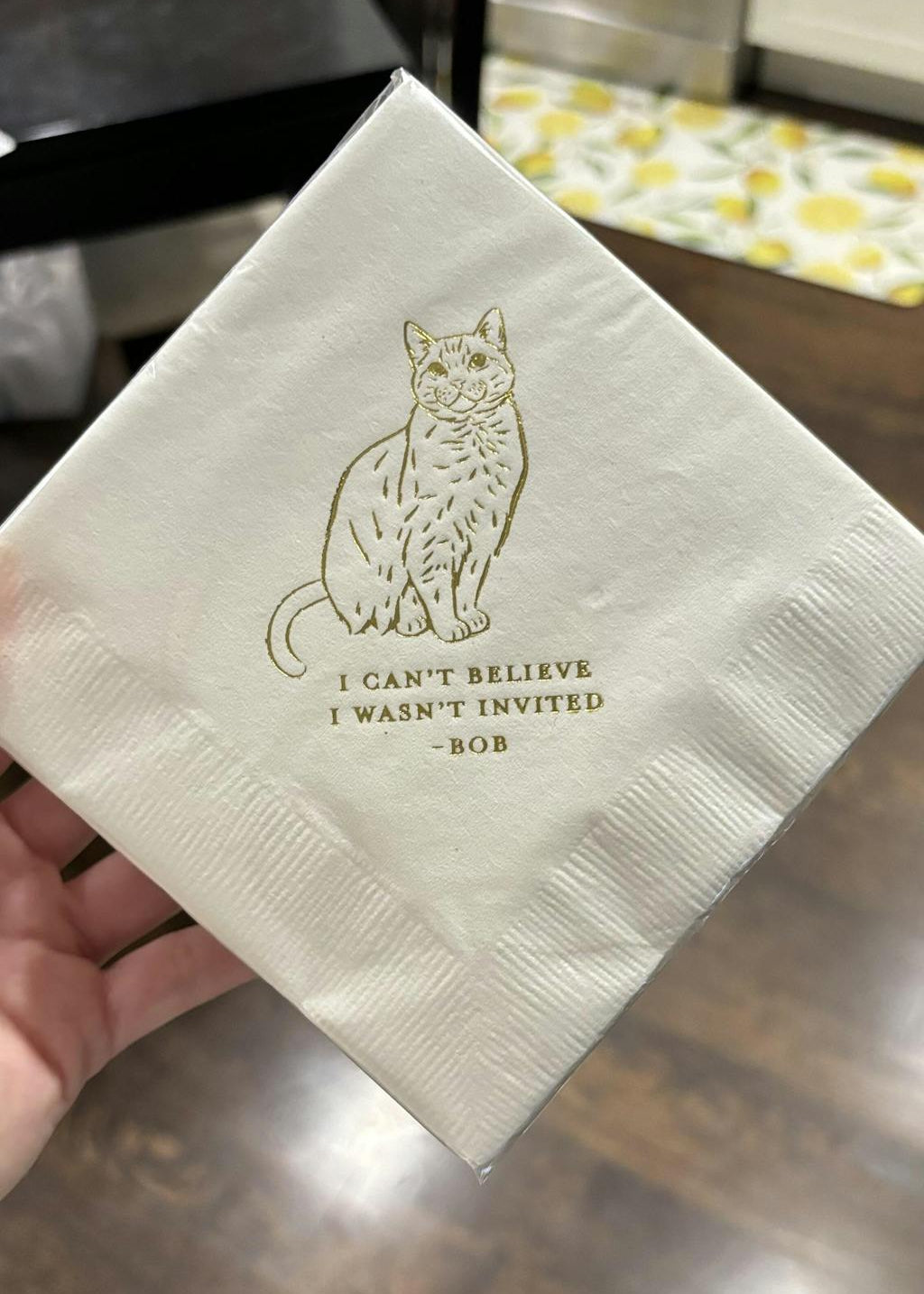 Personalized Pet Drawing Beverage Napkins – SipHipHooray