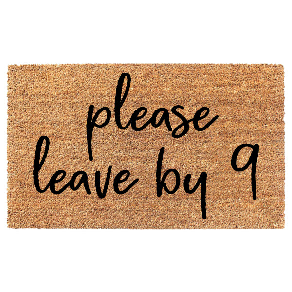 Please Leave By 9 – SipHipHooray