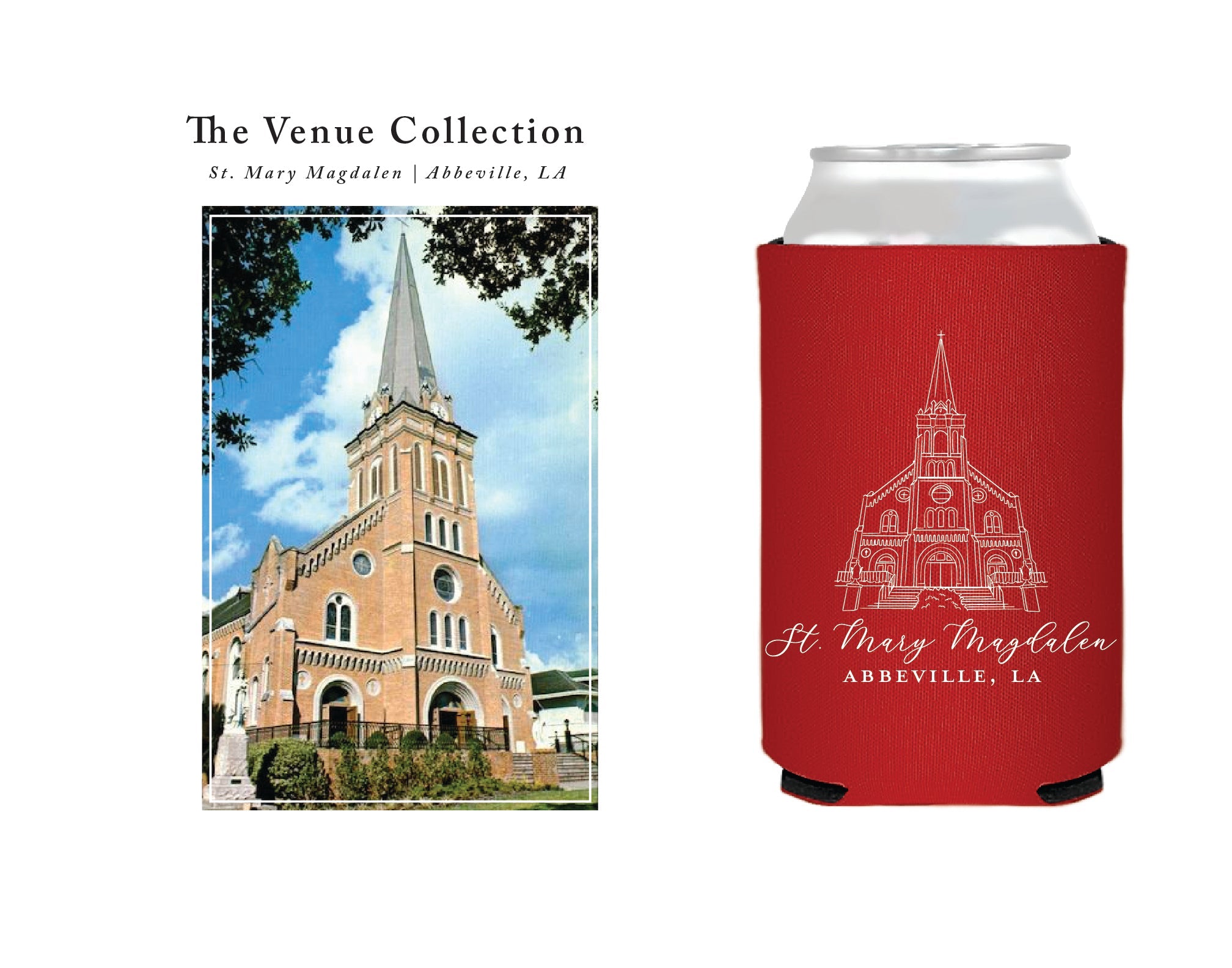"The Venue Collection" | St. Mary Magdalen Can Coolers – SipHipHooray
