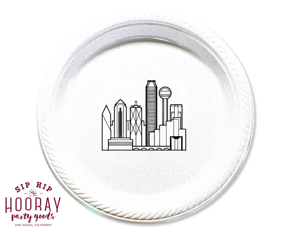 Custom Skyline Plates #1860 – SipHipHooray