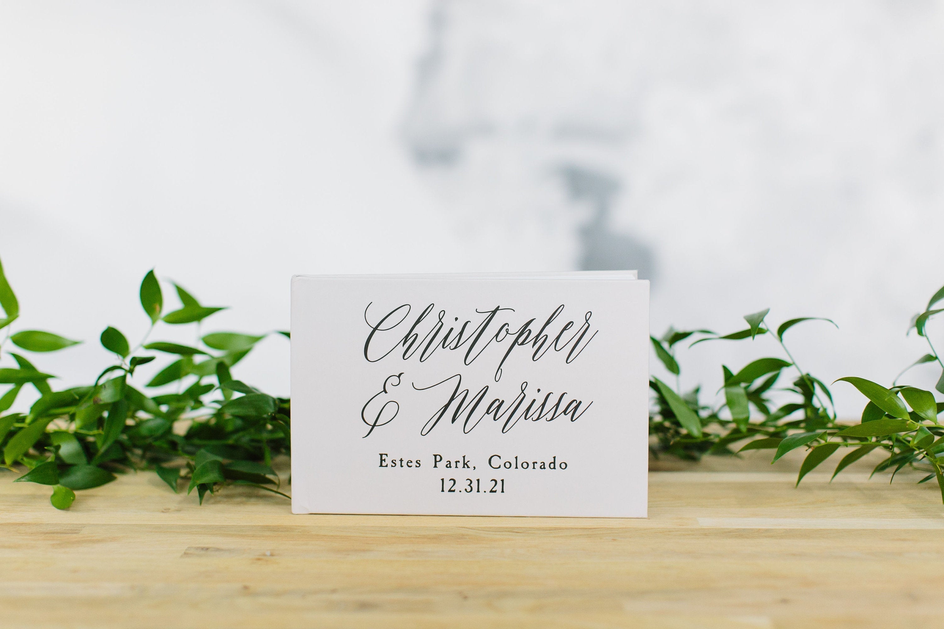 Custom Wedding Sign In Guest Book – SipHipHooray